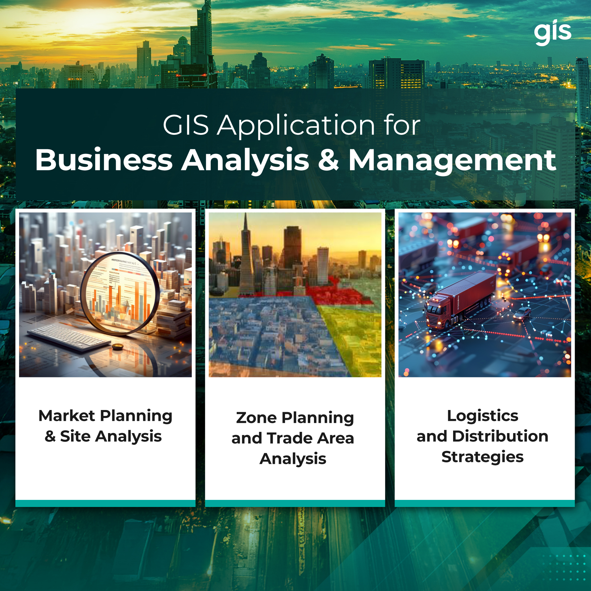 GIS Application สำหรับการจัดการและวิเคราะห์ทางธุริจ